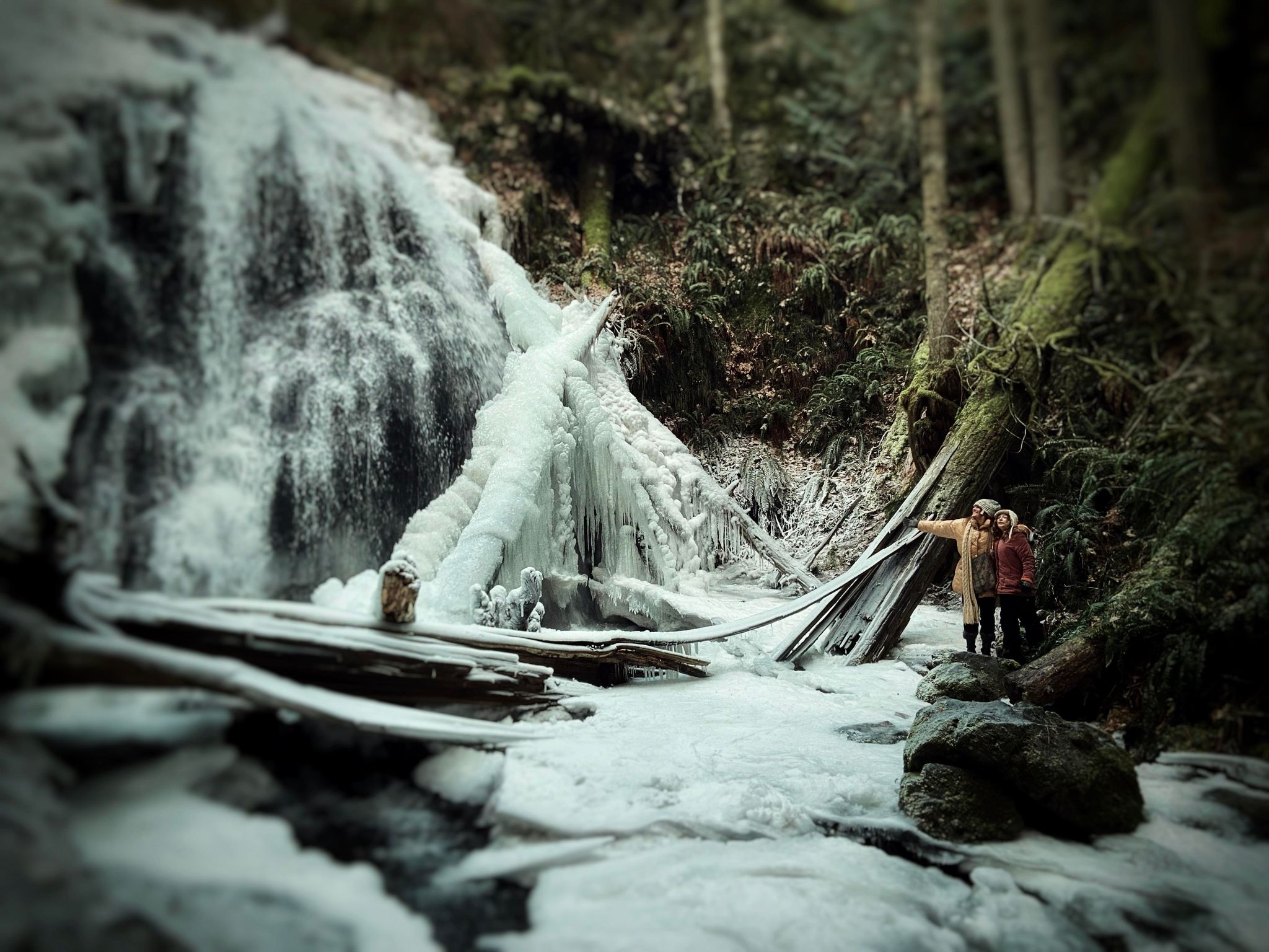 The Frozen Falls at Moran State Park - Life on Orcas Island