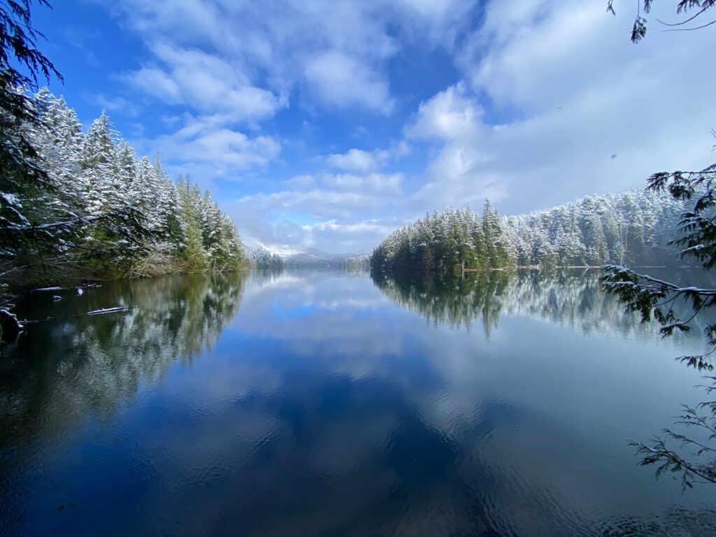 Monday Morning Mountain Snow - Life on Orcas Island